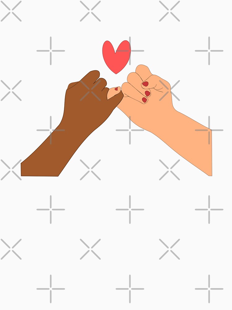 "Pinky promise, pinky swear with heart" T-shirt for Sale by Robyn18 ...