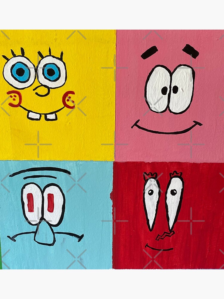 "Spongebob Characters" Art Print by ashshaiv | Redbubble