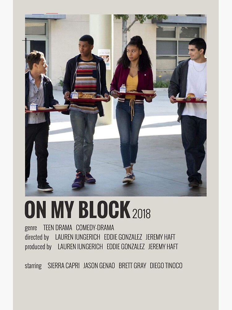 "On my block" Sticker by Coconut-kaitlyn | Redbubble