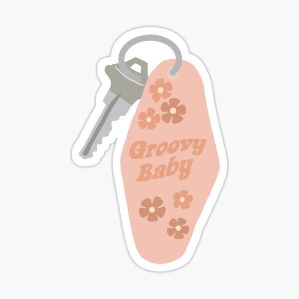 "Motel Keychain" Sticker for Sale by designbykaitlin | Redbubble