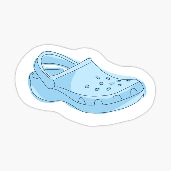 "Blue Croc" Sticker for Sale by Sumedhastickers | Redbubble