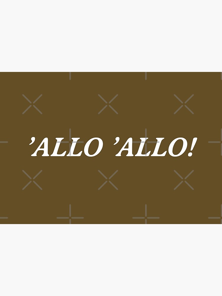 "'Allo 'Allo" Poster by ChrisOrton | Redbubble