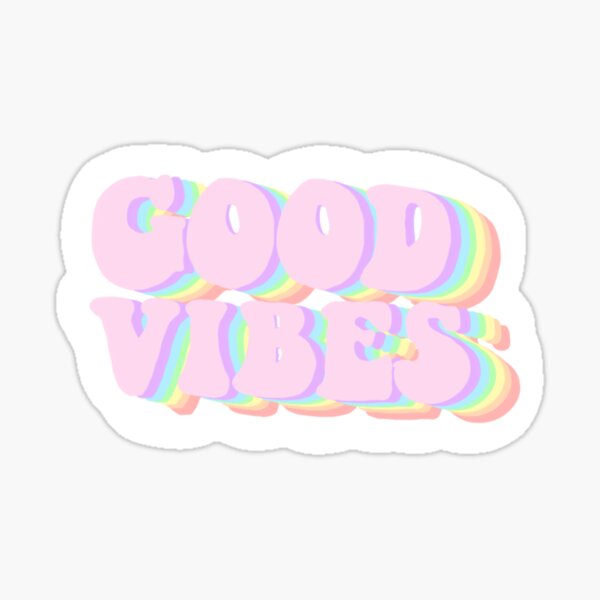 "Good Vibes" Sticker by siena-rb | Redbubble