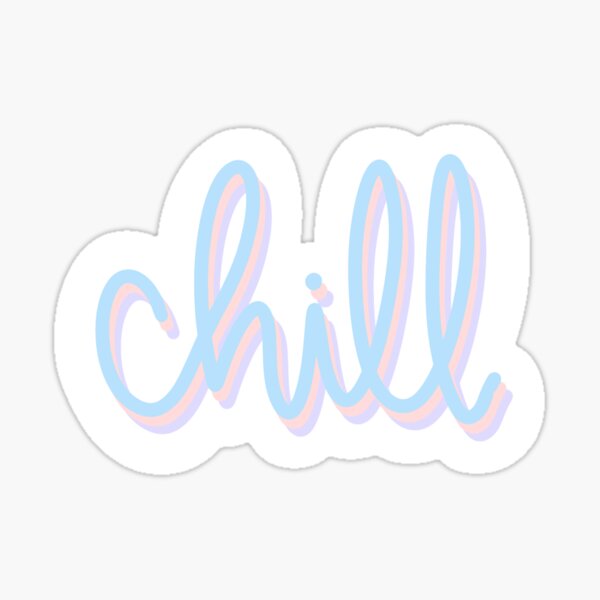 "chill motif" Sticker for Sale by laurencdickins | Redbubble