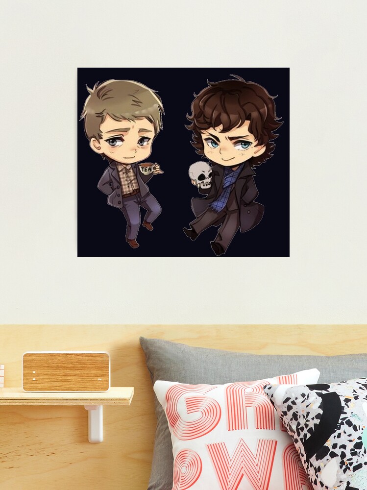 Chibi John Lock Chibi Sherlock And John Pin
