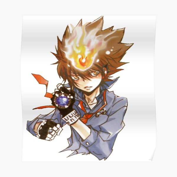 "Tsuna Sawada" Poster by RGNightMare | Redbubble