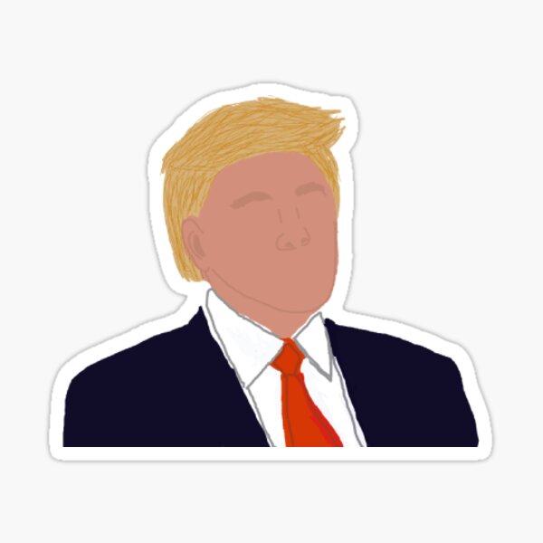 "Trump" Sticker for Sale by Caylieoglesby | Redbubble