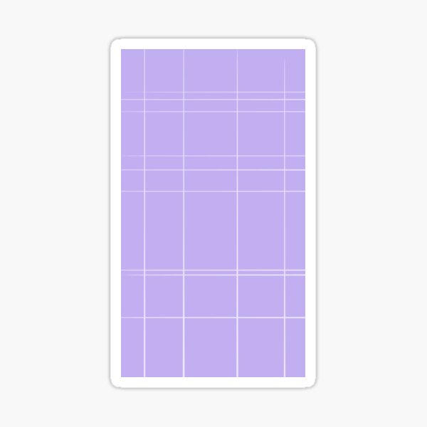 "simple purple line drawing" Sticker for Sale by glosctp | Redbubble