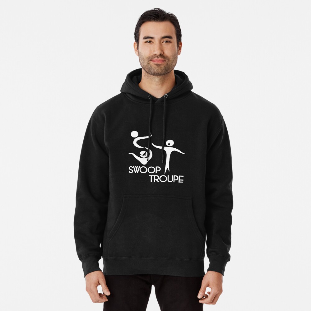 "White Swoop Troupe Logo " Pullover Hoodie for Sale by SwoopTroupe ...