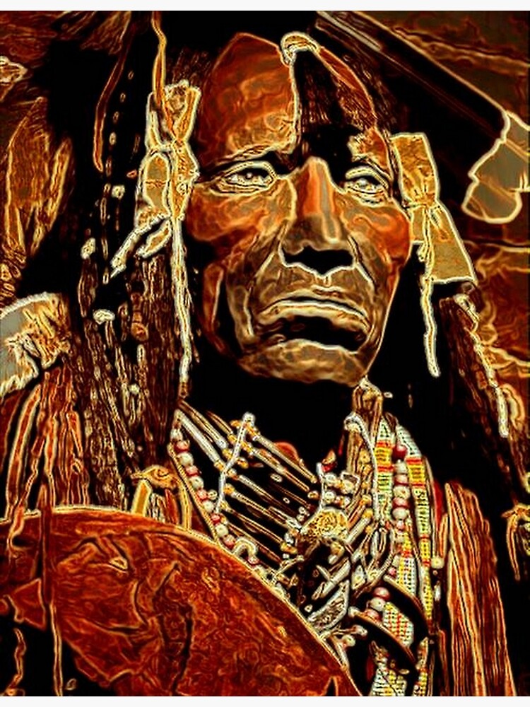 "SOUIX INDIAN" Poster for Sale by michaeltodd | Redbubble