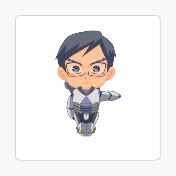 "Tenya Lida" Sticker by BassZg | Redbubble