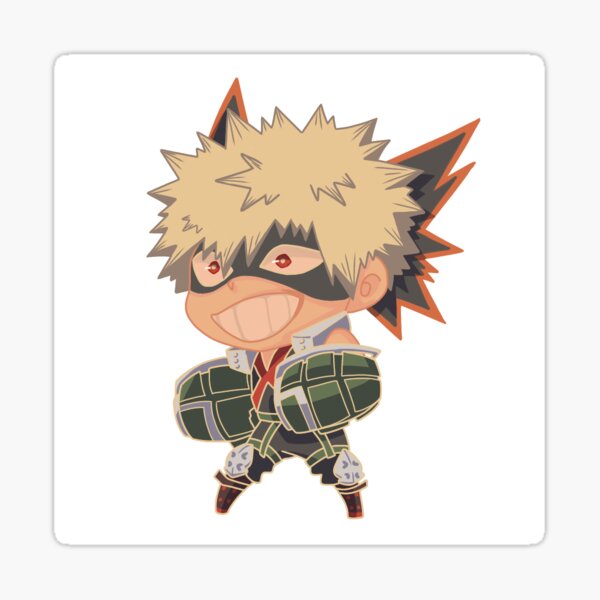 "Katsuki Bakugo" Sticker by BassZg | Redbubble