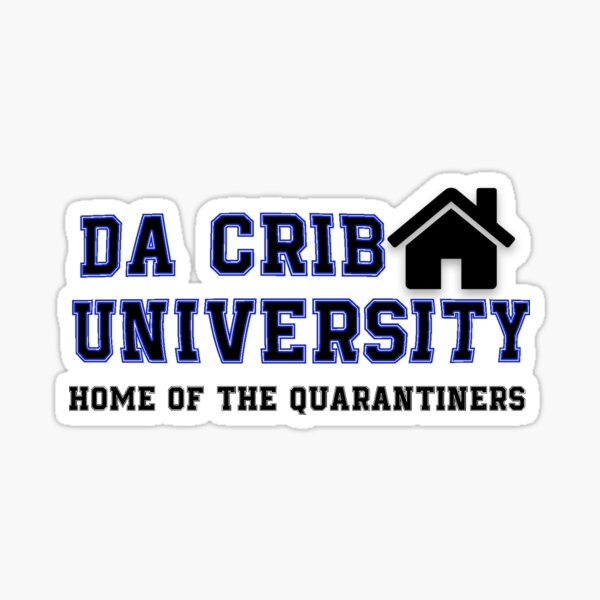"Da Crib University (DCU)" Sticker for Sale by disney365 | Redbubble
