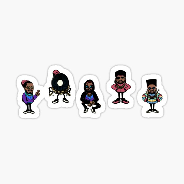 "Original 80s Hip Hop Break Dance Sticker Pack 5pc" Sticker for Sale by ...