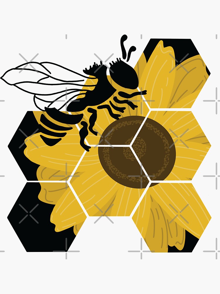 "Bee Hive" Sticker for Sale by kaylaoles | Redbubble