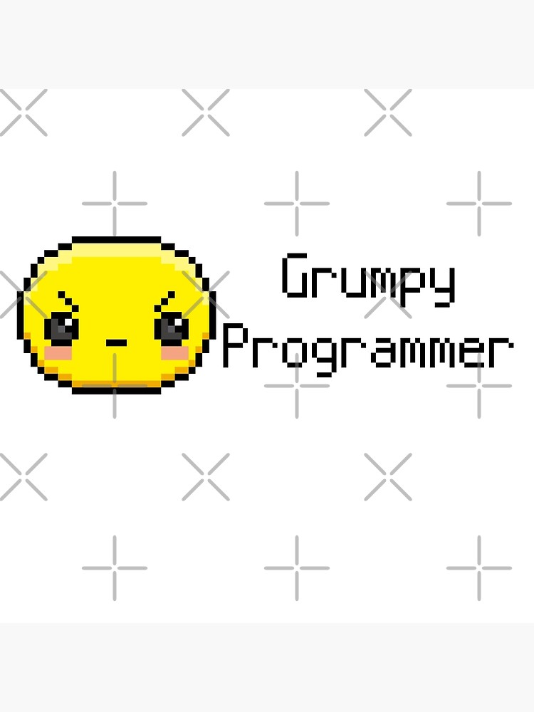 "Grumpy Programmer" Poster for Sale by dev-tats | Redbubble