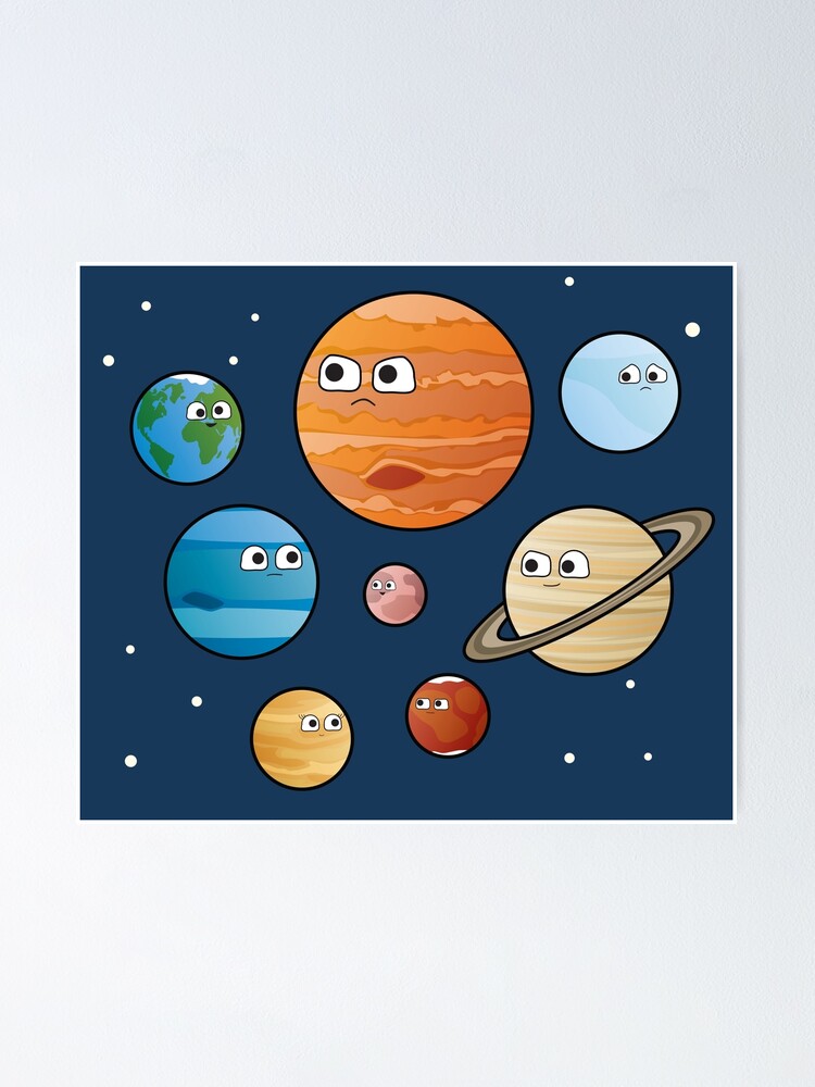 "Solar System Squad" Poster for Sale by crunchburger | Redbubble