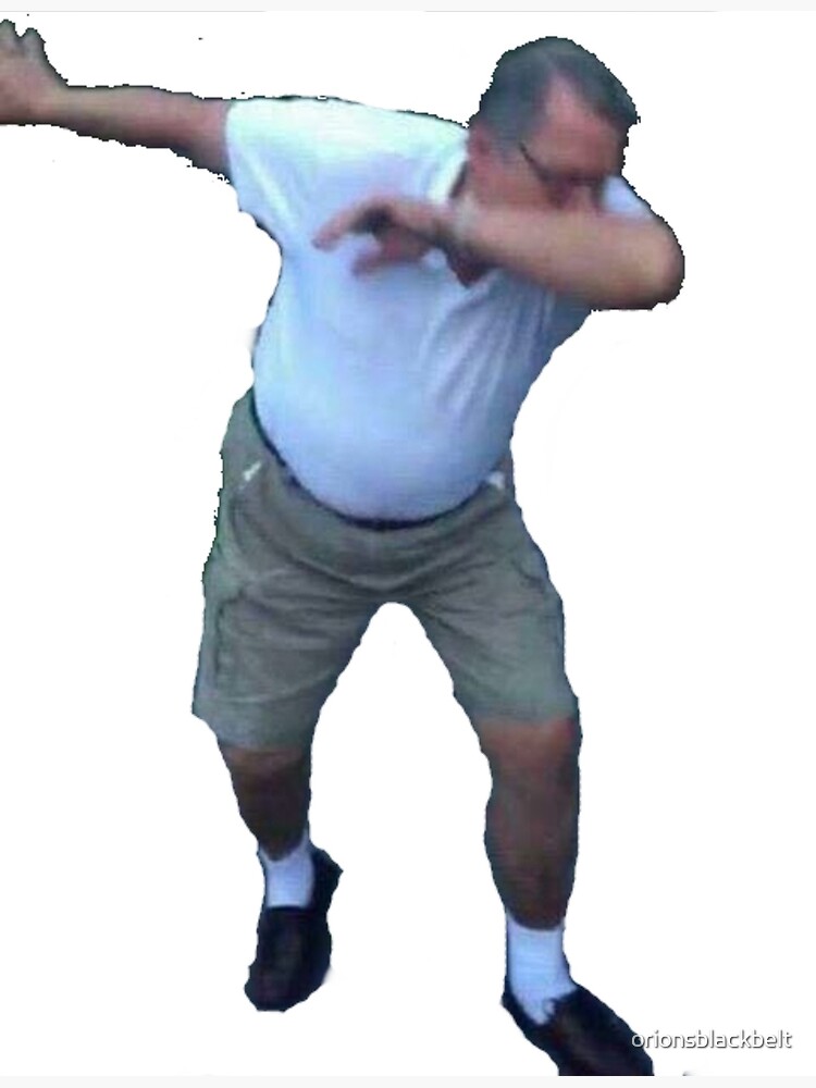 "Dad dab meme" Photographic Print for Sale by orionsblackbelt | Redbubble