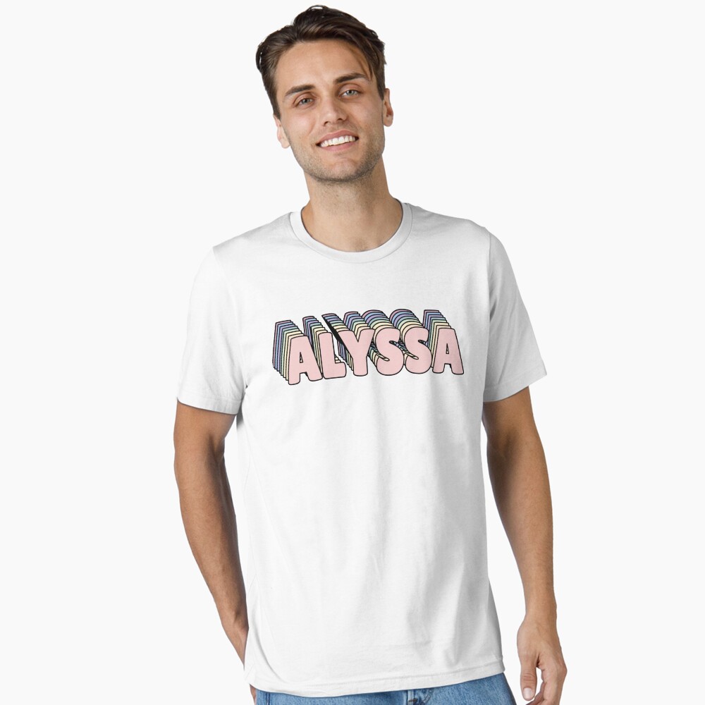 "Alyssa Name " Sticker for Sale by ashleymanheim | Redbubble