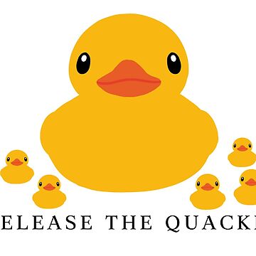 "Release The Quacken" Sticker for Sale by KateJeffcott | Redbubble