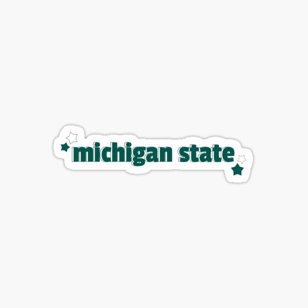 "Michigan State" Sticker by alyssalewiss | Redbubble