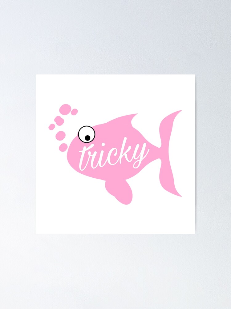 "Tricky fish sticker" Poster by sugar-stickers1 | Redbubble
