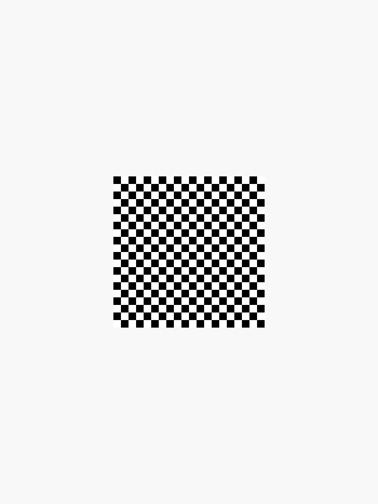 "Checker Board Ska Black and White " Sticker for Sale by SockSandwich ...