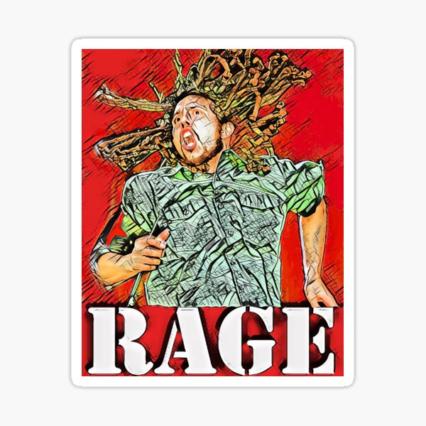 "Zack Attack" Sticker by TheRocker | Redbubble