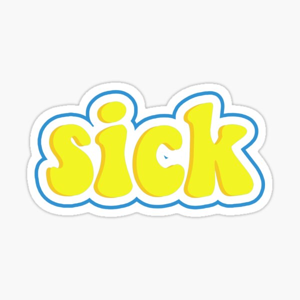 "cute sick sticker" Sticker for Sale by aliciasticker | Redbubble