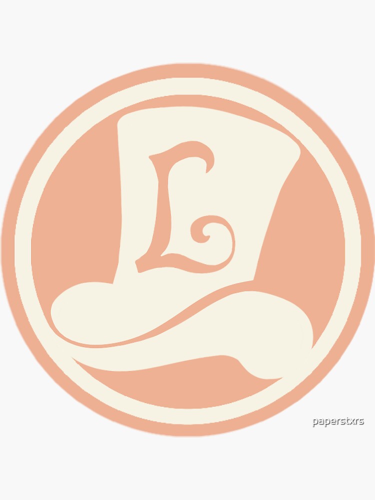 "Professor Layton Logo!" Sticker for Sale by paperstxrs | Redbubble