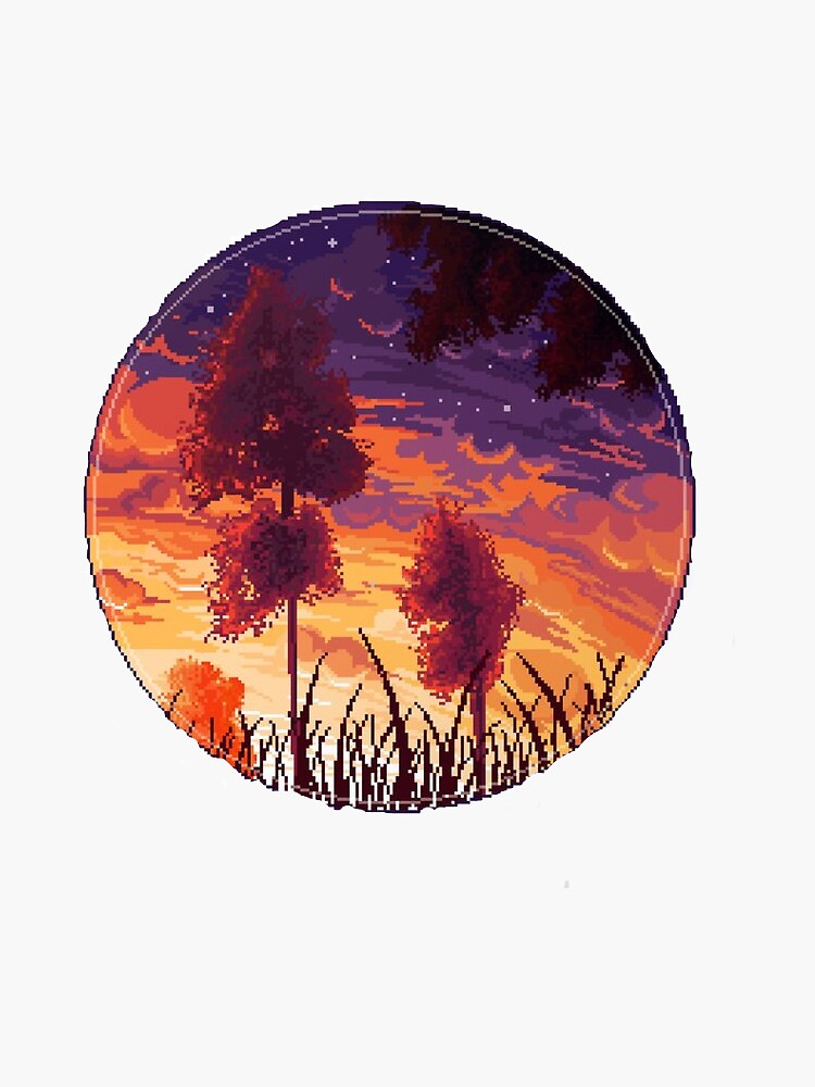 "aesthetic sunset" Sticker for Sale by MoniqueRomo | Redbubble
