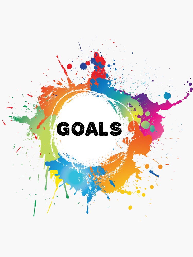 "Goals logo" Sticker by Chan1997 | Redbubble
