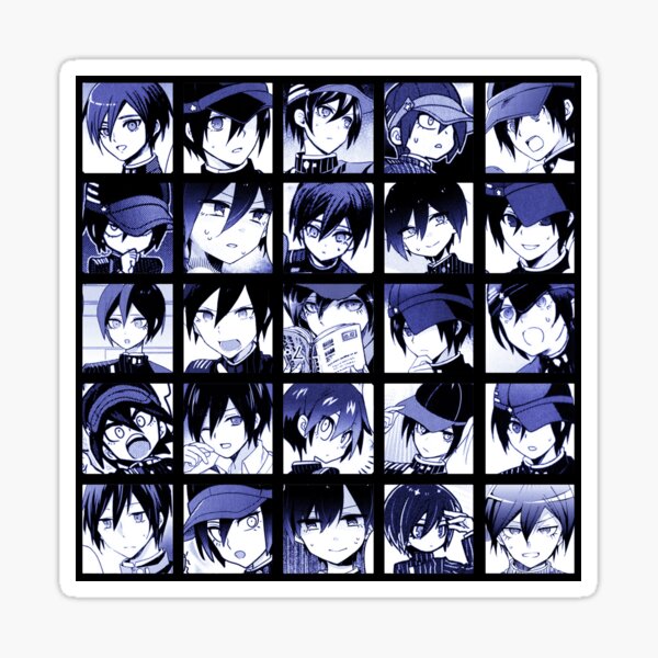 "Shuichi Manga Collection Ver. 2 (Colored)" Sticker for Sale by Attic-Worms | Redbubble