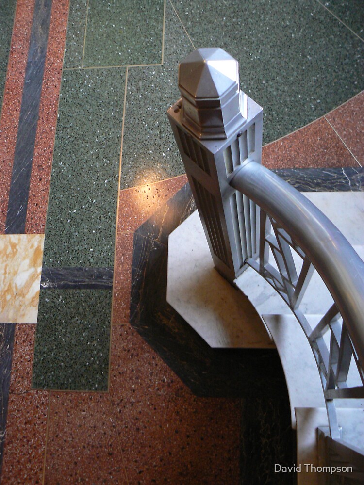 "Crescent Staircase" Sticker by dct66 | Redbubble