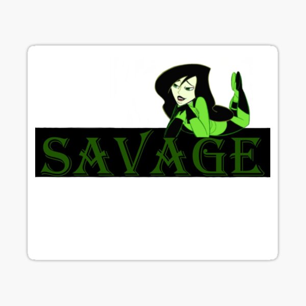 "Savage Shego" Sticker by RukieA | Redbubble