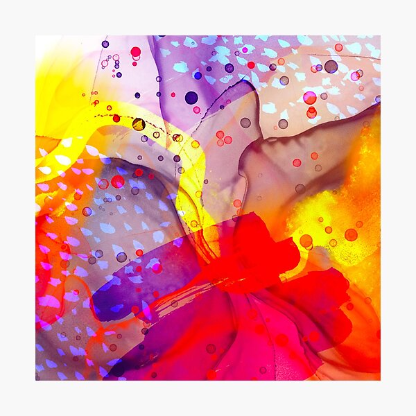 "Rainbow Print, Acrylic Crayons Background. Alina Liss Design ...