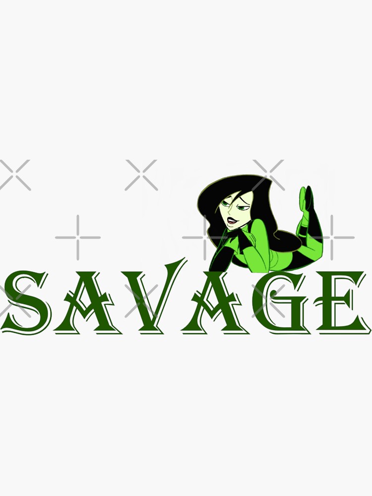 "Savage Shego II" Sticker by RukieA | Redbubble