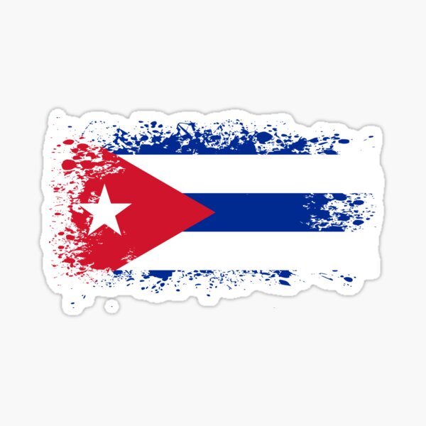 "Cuba Cuba flag flag" Sticker for Sale by MICHANGI | Redbubble