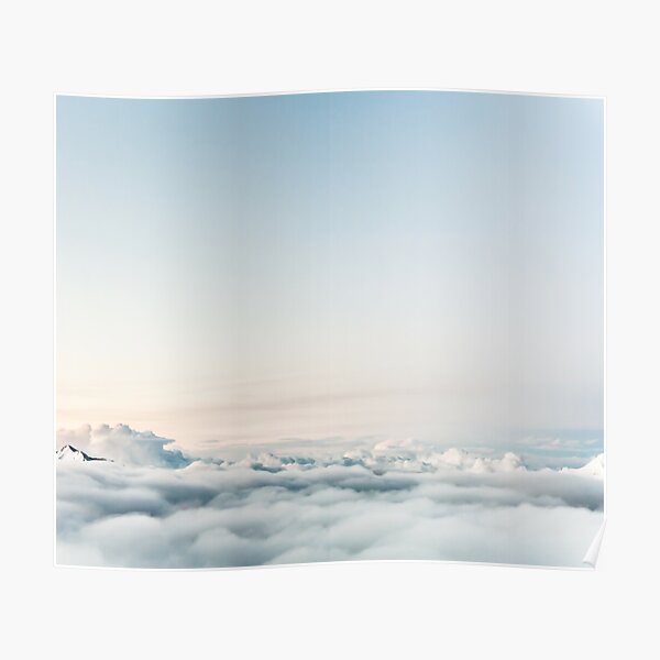 "High Flying Sky And Clouds Photography Art Design " Poster for Sale by ...