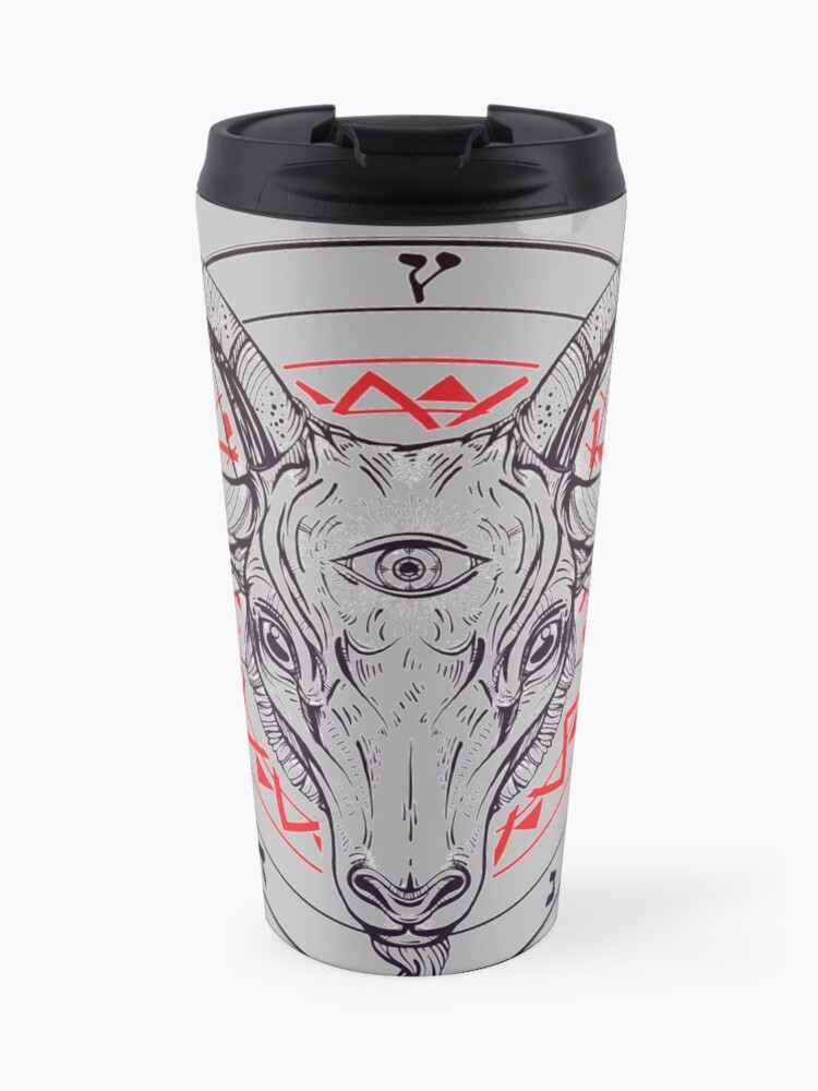 Kitchen & Dining Drinkware Occult Satanic Lucifer Sigil Acrylic Tumbler ...