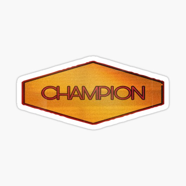 "champion logo" Sticker for Sale by karimaK-71 | Redbubble