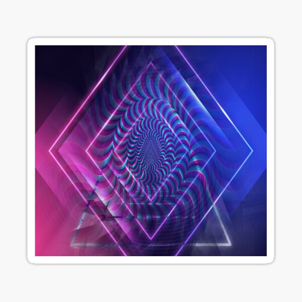 "purple matrix" Sticker by CoffinKittenCL | Redbubble