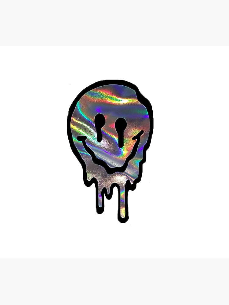 "Drippy smiley face" Art Print by viralbubble | Redbubble