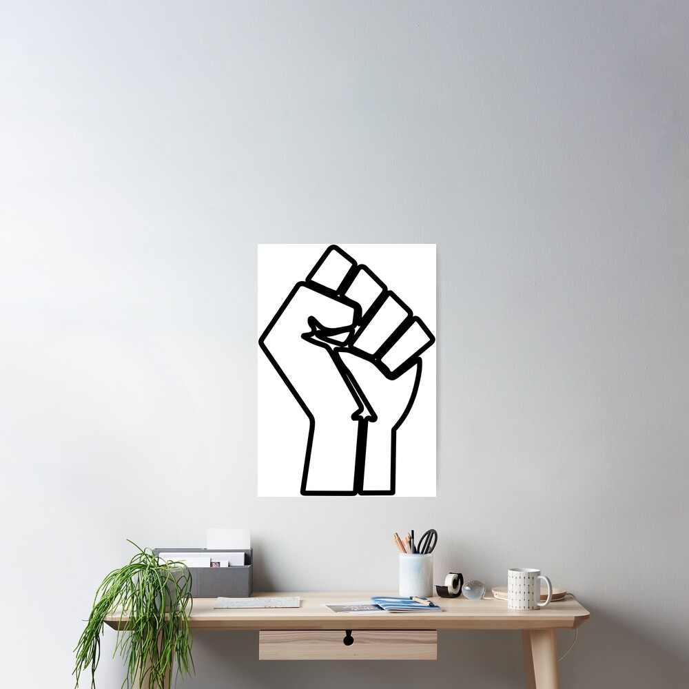"Raised Fist" Art Print for Sale by sweetsixty | Redbubble