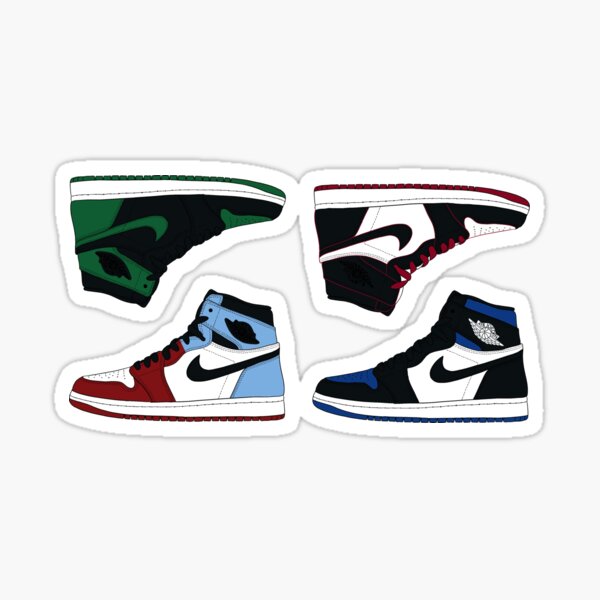 Jordan Shoes Stickers | Redbubble