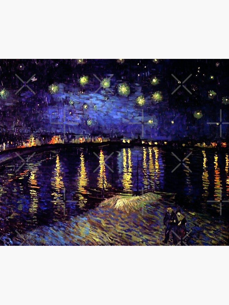 Vincent Van Gogh |"Starry night on the Rhône" - "Starry Night Over the ...