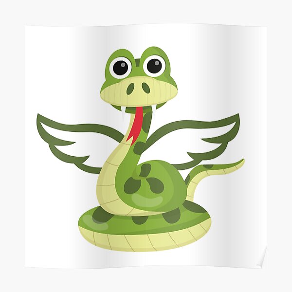 "Angel Snake" Poster by Suivi | Redbubble