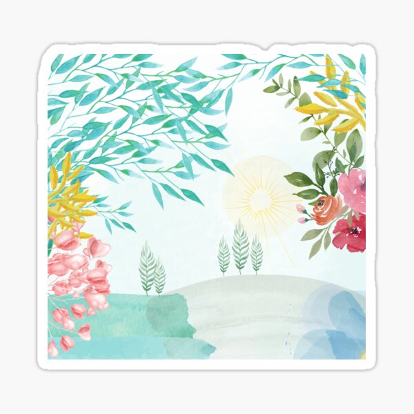 "A Late Afternoon" Sticker by AstridThirtee | Redbubble