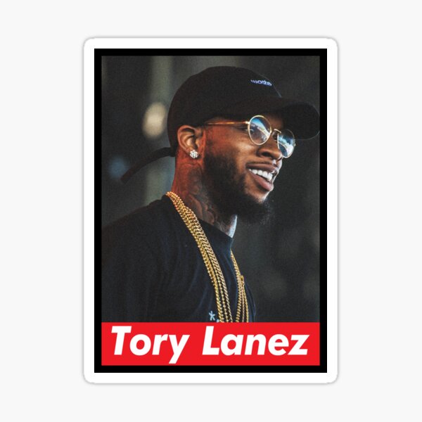 "TORY LANEZ" Sticker for Sale by FanShop858 | Redbubble