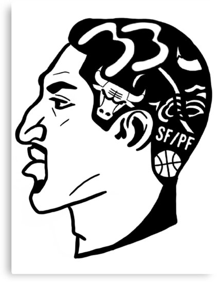 "Scotty Pippen" Canvas Print by seanlar94 | Redbubble